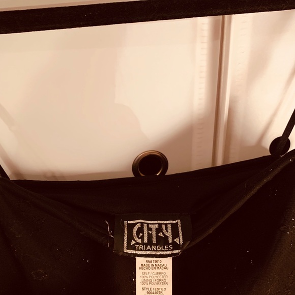 City Triangles | Dresses | Sexyformal Black Dress With Silver Gemstones | Poshmark